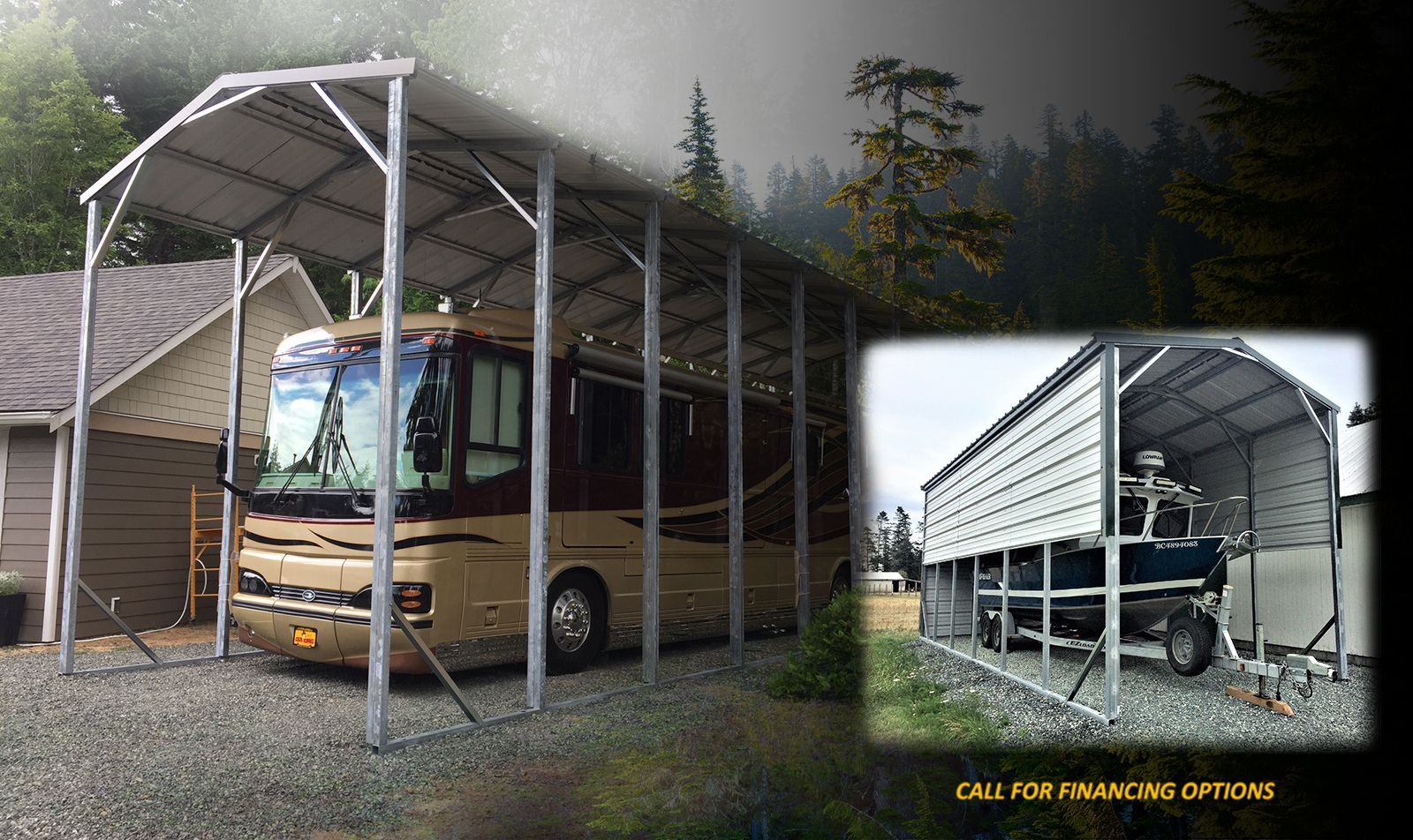 Custom Designed, Portable Metal Structures Vancouver Islands