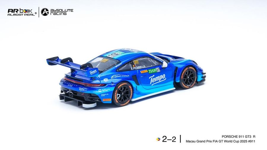 AR Box Porsche 911 GT3-R Macau Grand Prix FIA GT World Cup 2025